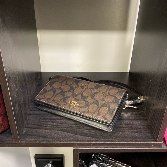 Bags | Coach Brown Leather Crossbody Bag | Poshmark